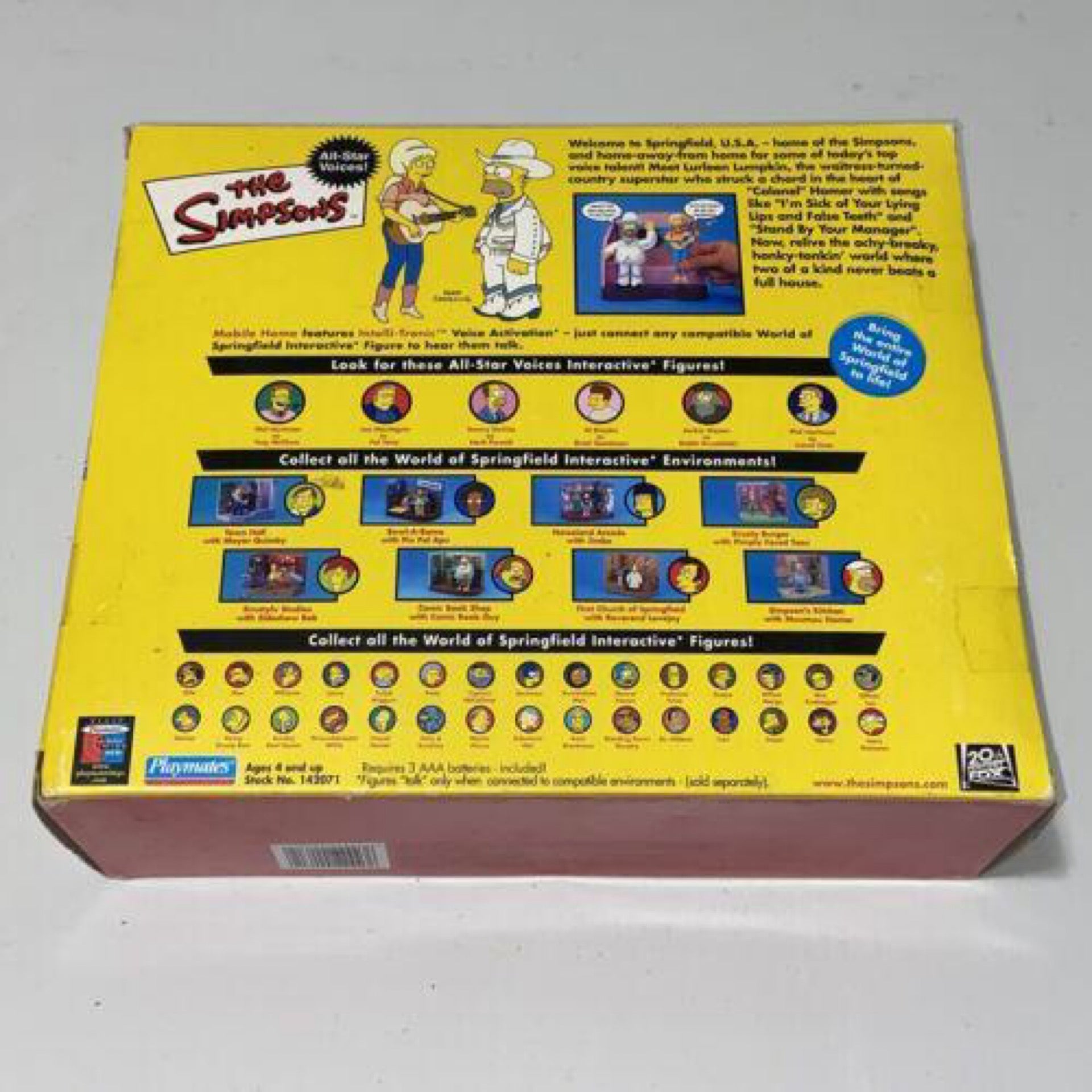 The Simpsons Mobile Home Trailer Action Figure Playset | Zombie Hideout