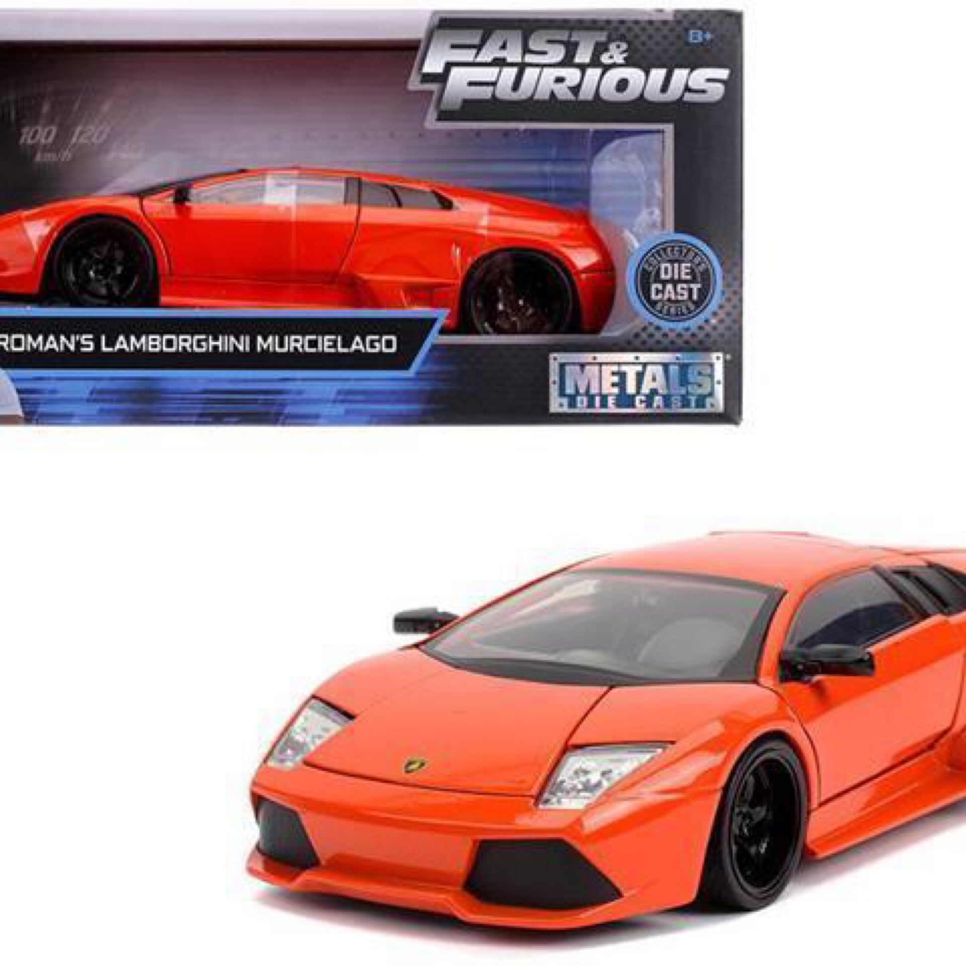 Jada Toys Fast & Furious Roman S Lamborghini Murcielago 1:24 Die Cast ...
