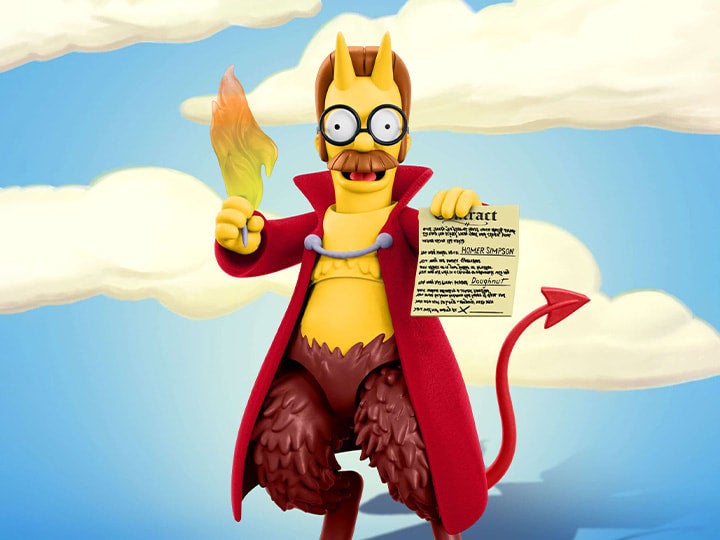 The Simpsons ULTIMATES! Devil Flanders Figure | Zombie Hideout