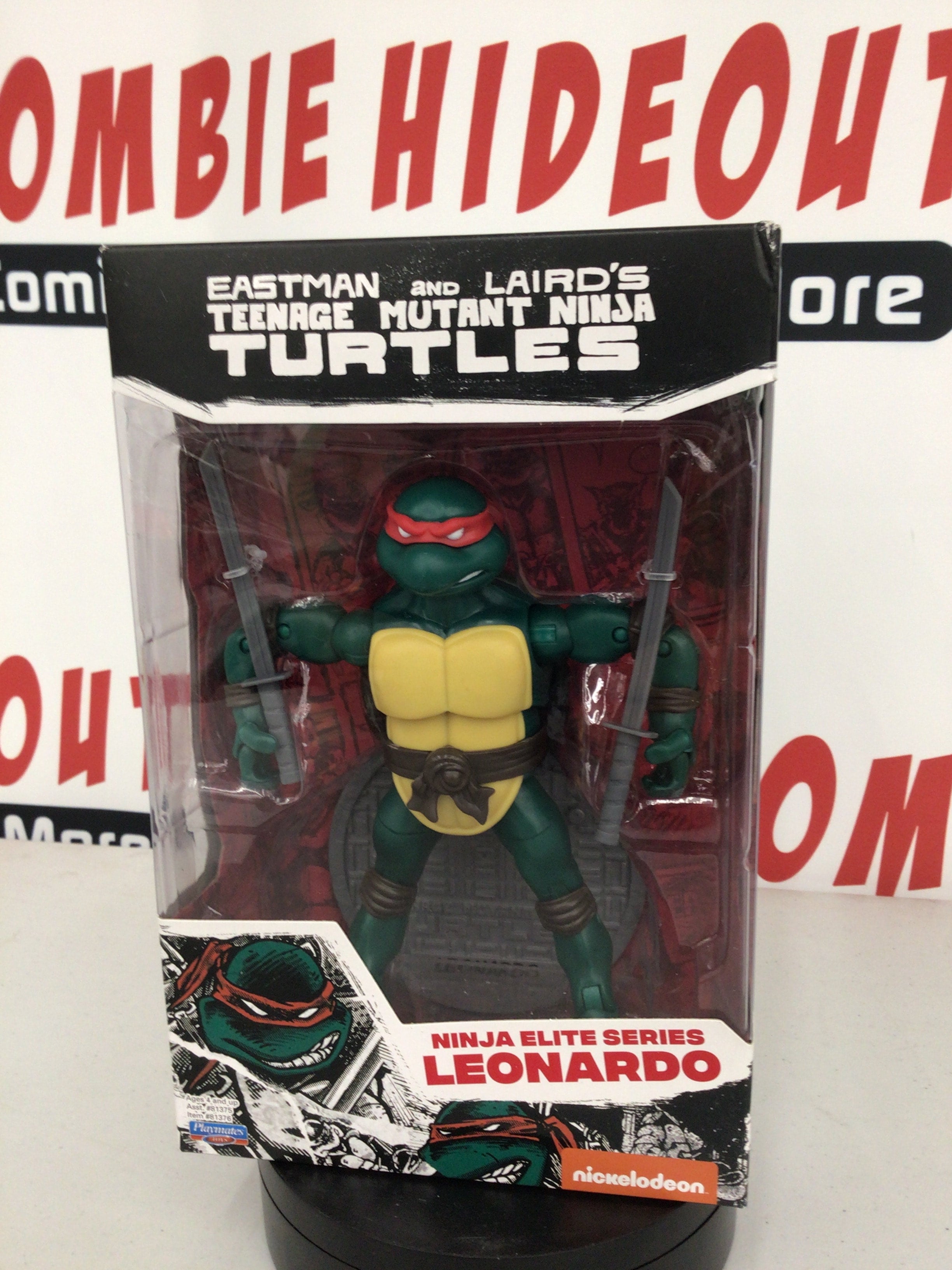 PlayMates Teenage Mutant Ninja Turtles Ninja Elite Series Leonardo ...