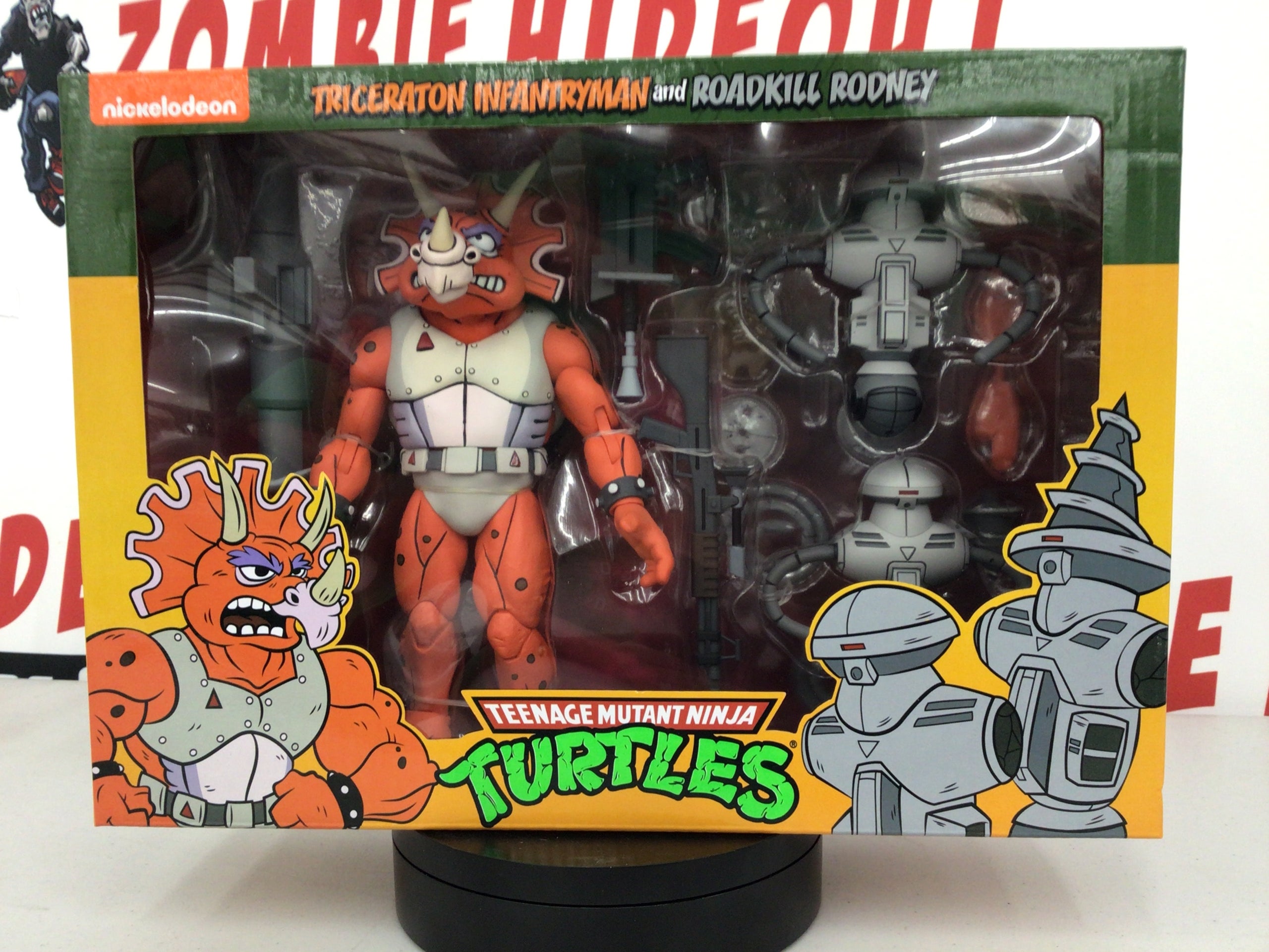 Teenage Mutant Ninja Turtles Triceraton Infantryman & Roadkill Rodney ...