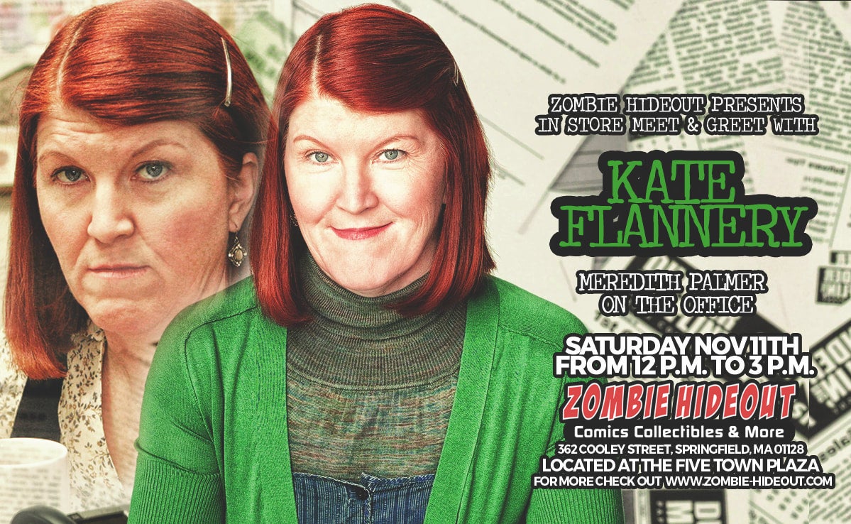 Kate Flannery Meet and Greet | Zombie Hideout