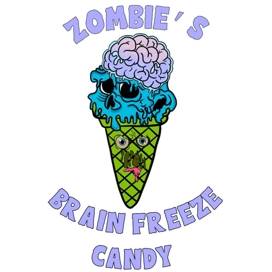 Zombies Brain Freeze Freeze Dried Candy Zombie Hideout