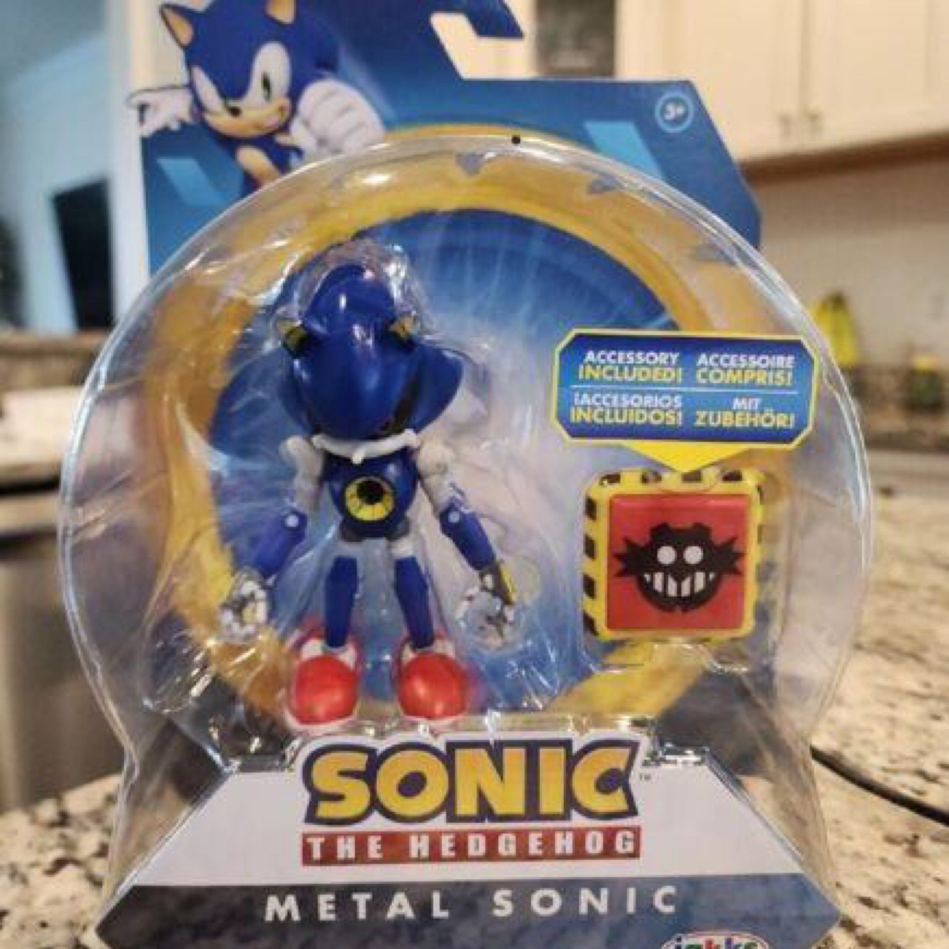 JAKKS Pacific Sonic The Hedgehog Metal Sonic with Trap Spring Action ...