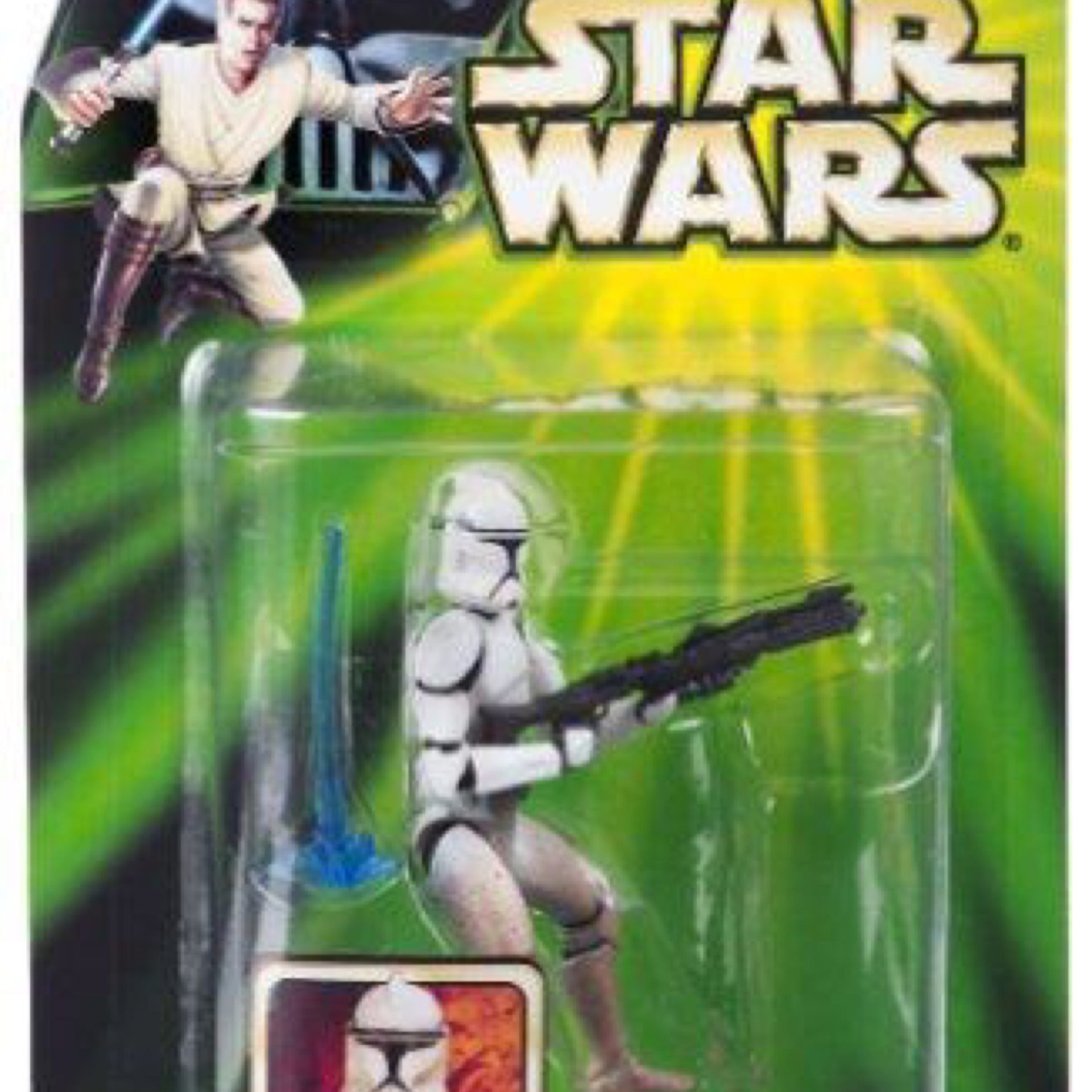 Star Wars Episode II Attack of The Clones Sneak Preview Figure Clone ...
