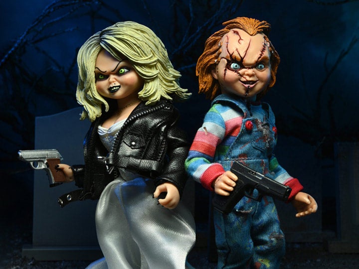 Bride of Chucky Chucky and Tiffany Clothed Figure Two-Pack | Zombie Hideout